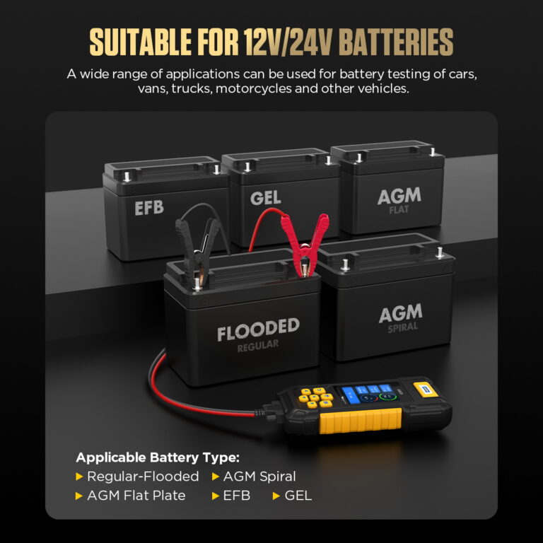 AUTOOL BT760 Battery Load Tester with Printer