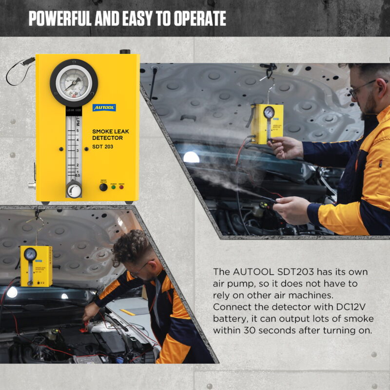 AUTOOL SDT203 EVAP Smoke Machine Vacuum Smoke Tester - AUTOOL