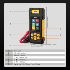 AUTOOL BT760 Battery Load Tester with Printer