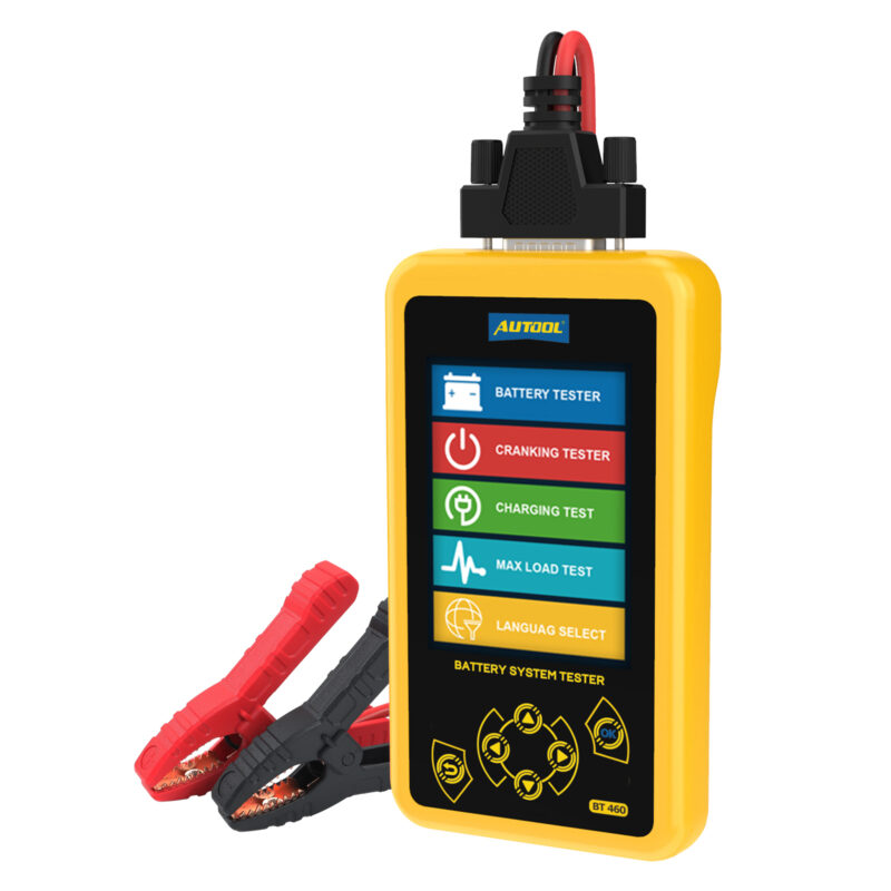 AUTOOL BT460 TFT 4inch Colorful Display Car Battery Tester Analyzer for ...