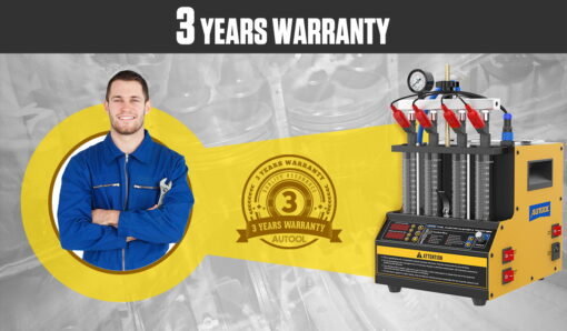 AUTOOL CT160 Fuel Injector Tester & Heating Ultrasonic Cleaner Machine ...