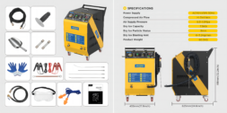 AUTOOL HTS708 Dry Ice Blasting Cleaning Machine - AUTOOL