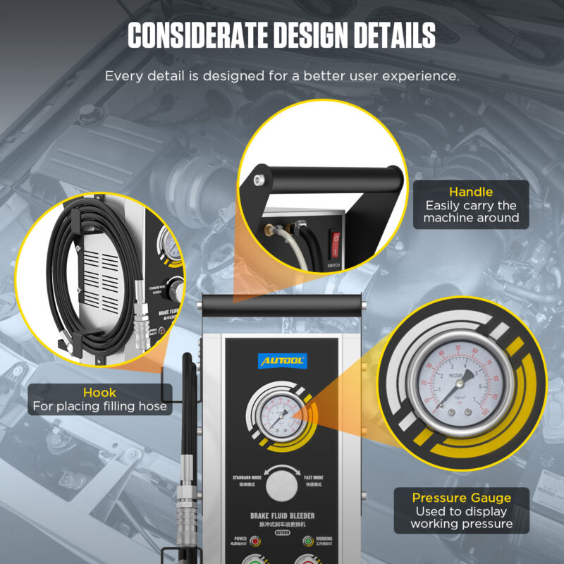 AUTOOL AST609 Car Pulsating Brake Fluid Changer - AUTOOL
