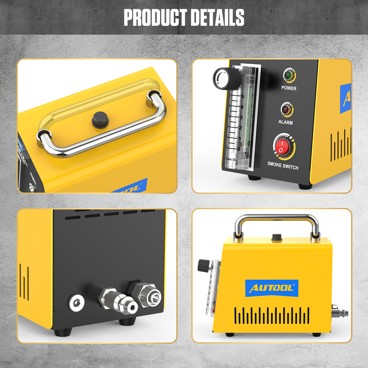 AUTOOL SDT101 Car Smoke Leak Detector Pipe Diagnostic Tool - AUTOOL