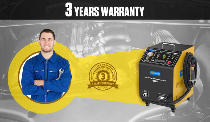 AUTOOL HTS705 Dry Ice Cleaning Machine Dry Ice Blaster - AUTOOL