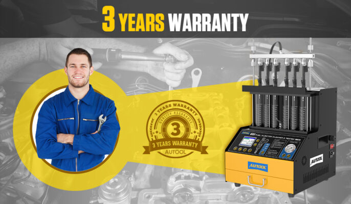 AUTOOL CT500 GDI EFI FEI Fuel Injector Cleaner & Tester Machine 6 ...