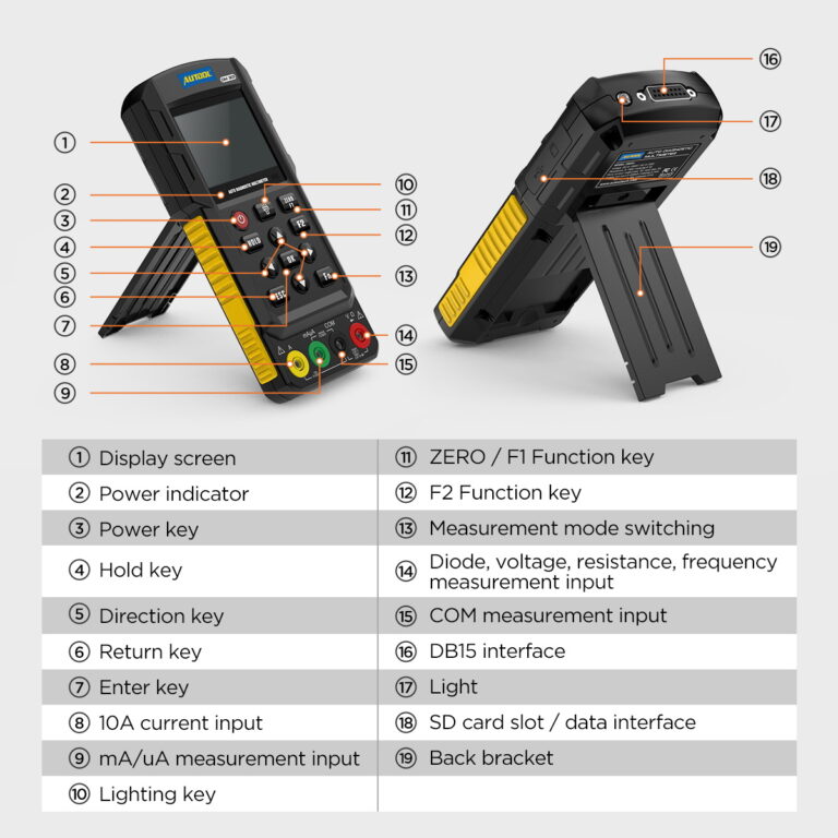 AUTOOL DM303 Diagnostic Multimeter Car Circuit Tester - AUTOOL