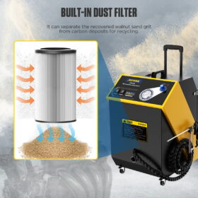 AUTOOL HTS678 Walnut Sand Blaster Cleaner Car Engine Carbon Deposition ...