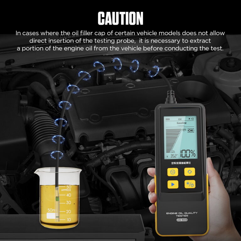AUTOOL AS503 Engine Oil Tester with Digital Display for Auto Check ...