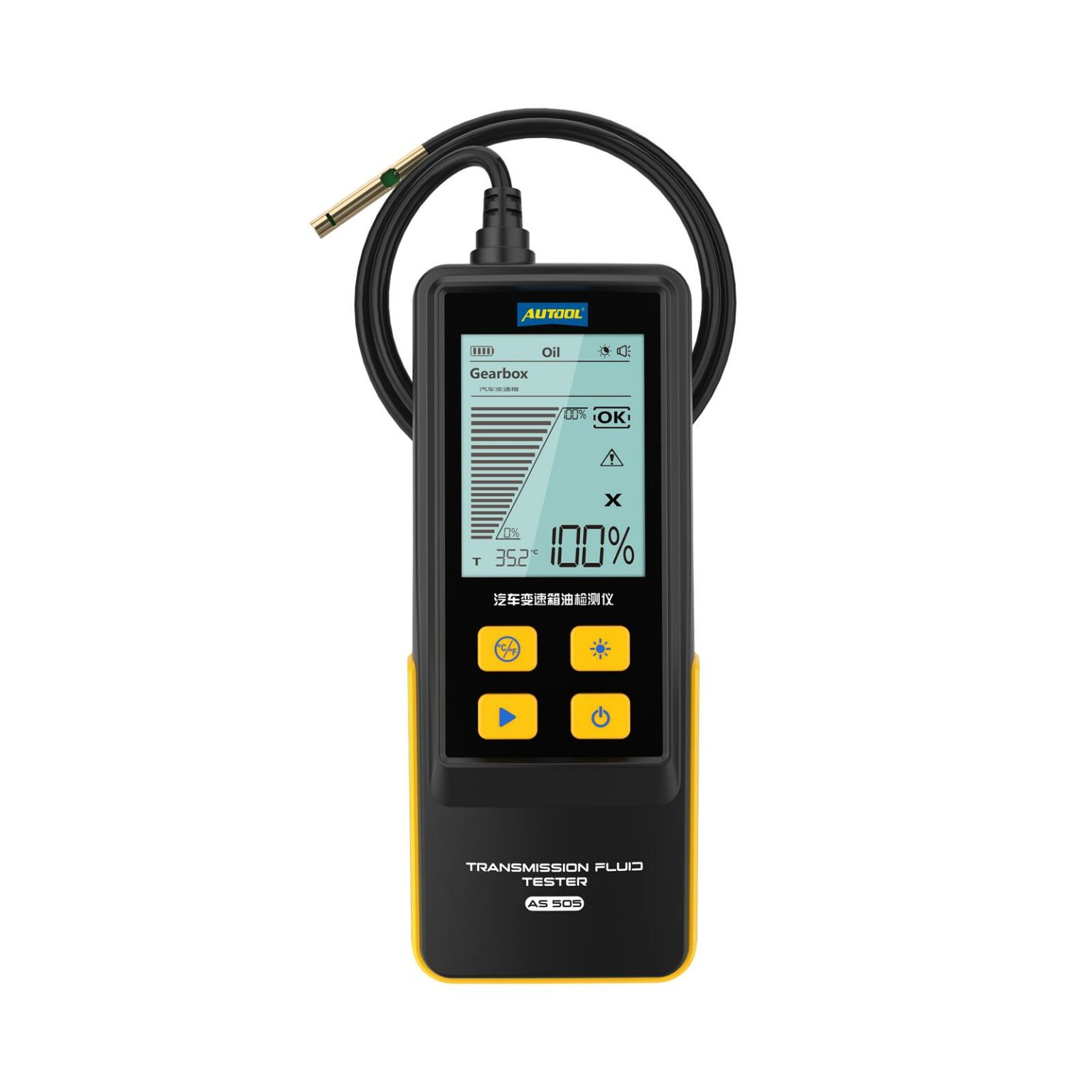 AUTOOL AS505 ATF Exchanger Transmission Oil Tester Digital Display for ...