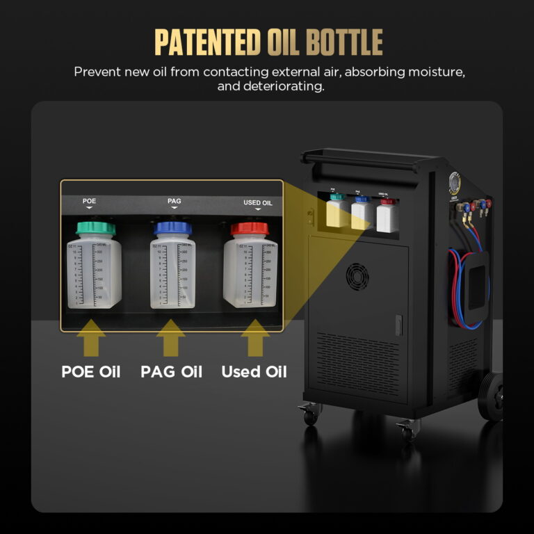 Automotive Refrigerant Freon Recovery Machine – AUTOOL LM708 - AUTOOL