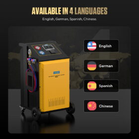 Automotive Refrigerant Freon Recovery Machine – AUTOOL LM708 - AUTOOL