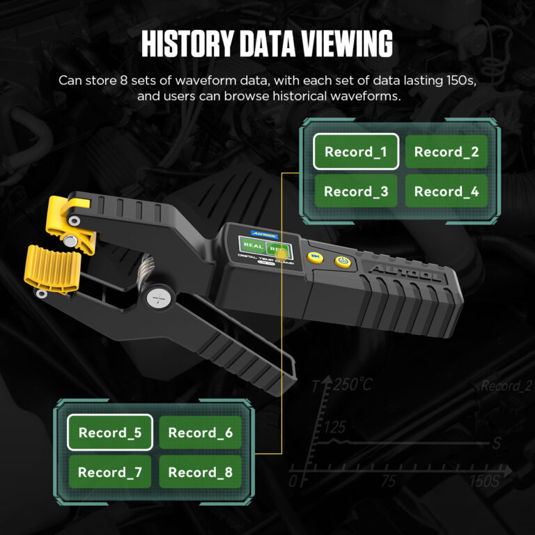 AUTOOL LM55 Temp Clamp Hvac Temp Clamp - AUTOOL