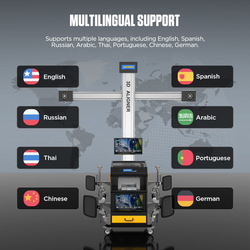 AUTOOL XC508 3D Wheel Alignment Machine-Tire Aligner System