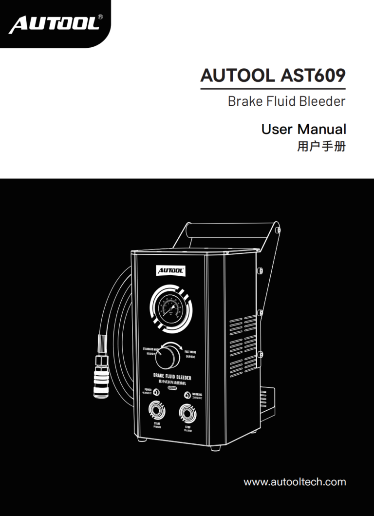AUTOOL AST609 Car Pulsating Brake Fluid Changer - AUTOOL