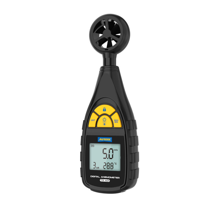 AUTOOL TR401 Digital Anemometer, Handheld Wind Speed Meter For ...