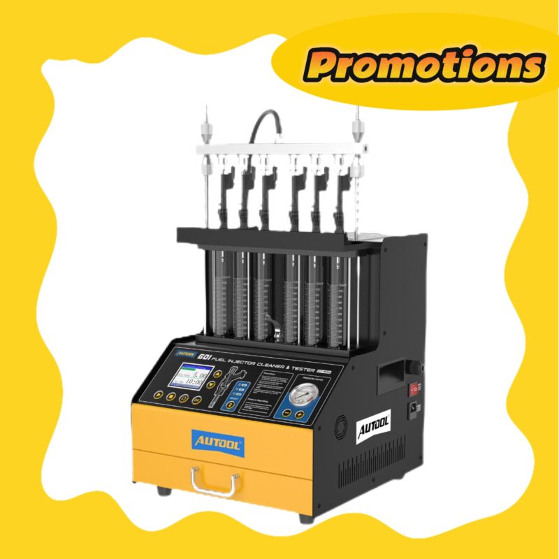 AUTOOL CT500 GDI EFI FEI Fuel Injector Cleaner & Tester Machine 6 ...