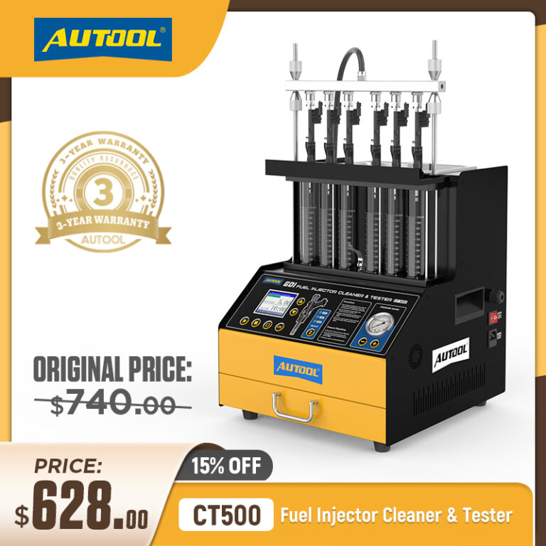 AUTOOL CT500 GDI EFI FEI Fuel Injector Cleaner & Tester - AUTOOL